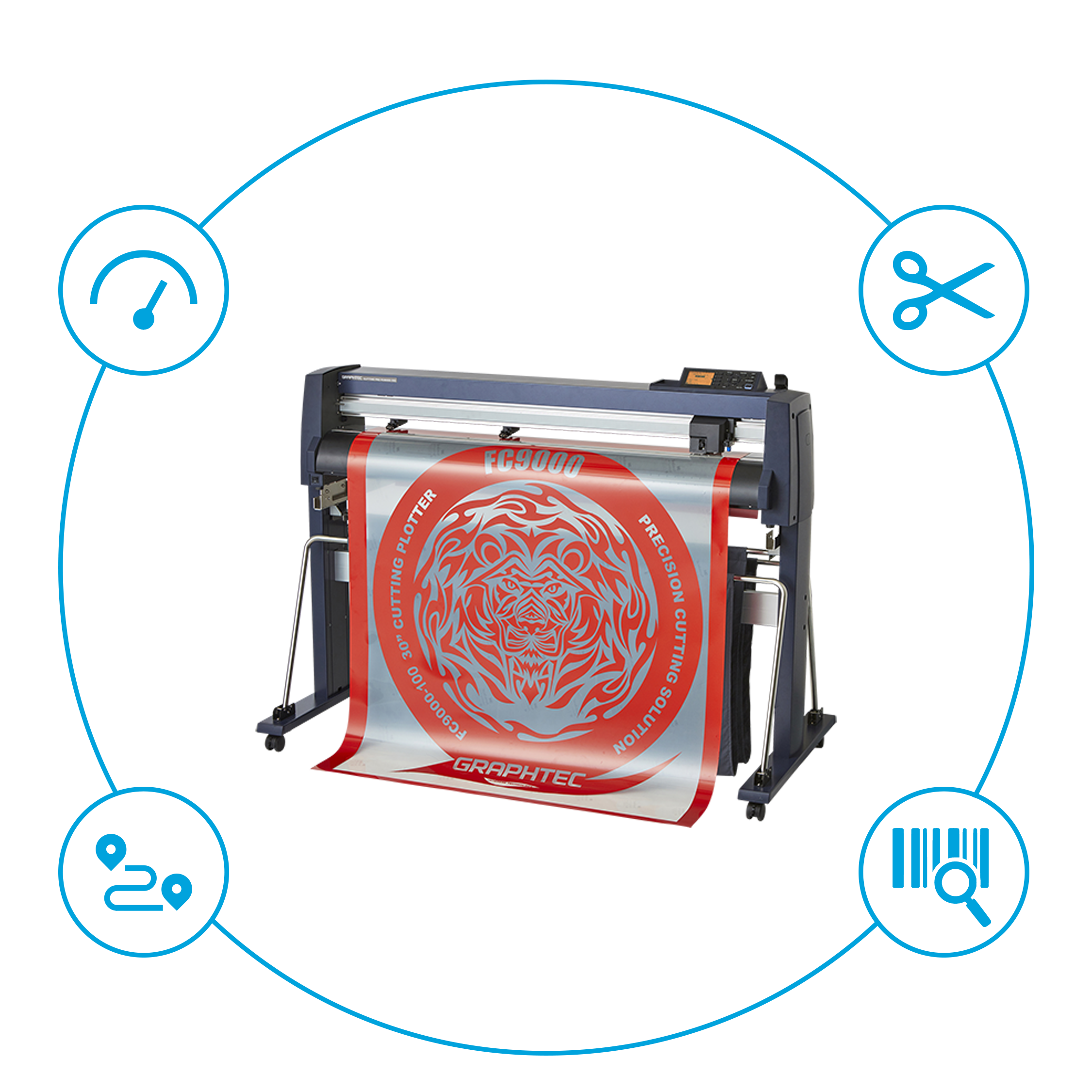 Graphtec FC9000 Plotter | Pyramid Display Materials